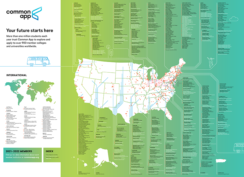Common App Map Order Common App